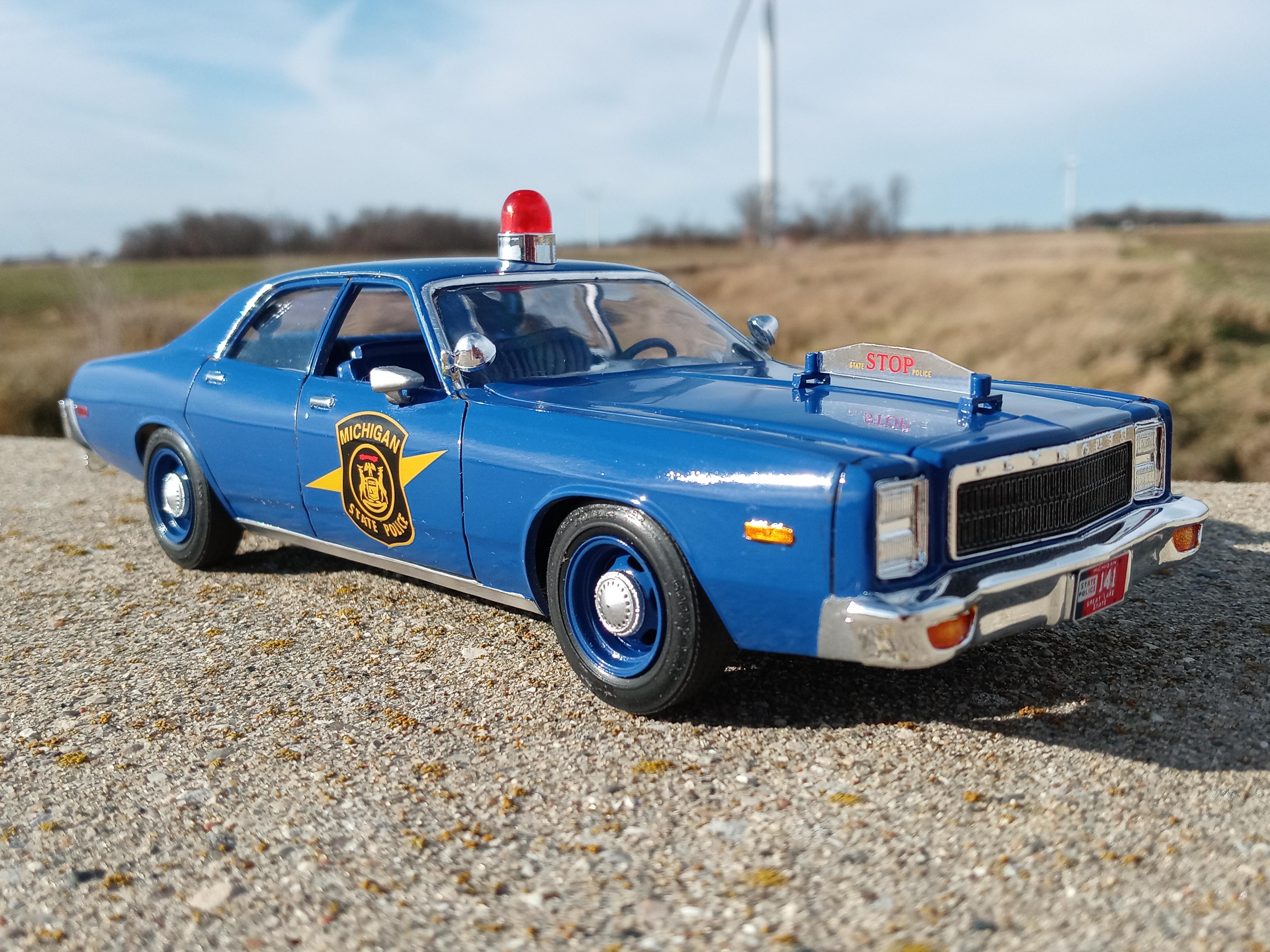 1977 Plymouth Fury- Michigan State Police - Model Cars - Model Cars ... 1977 Plymouth Fury- Michigan State Police - Model Cars - Model Cars ...